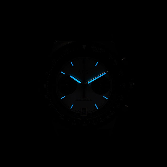 AIGI Arctic Chronograph II Cream – Mecha Quartz Watches
