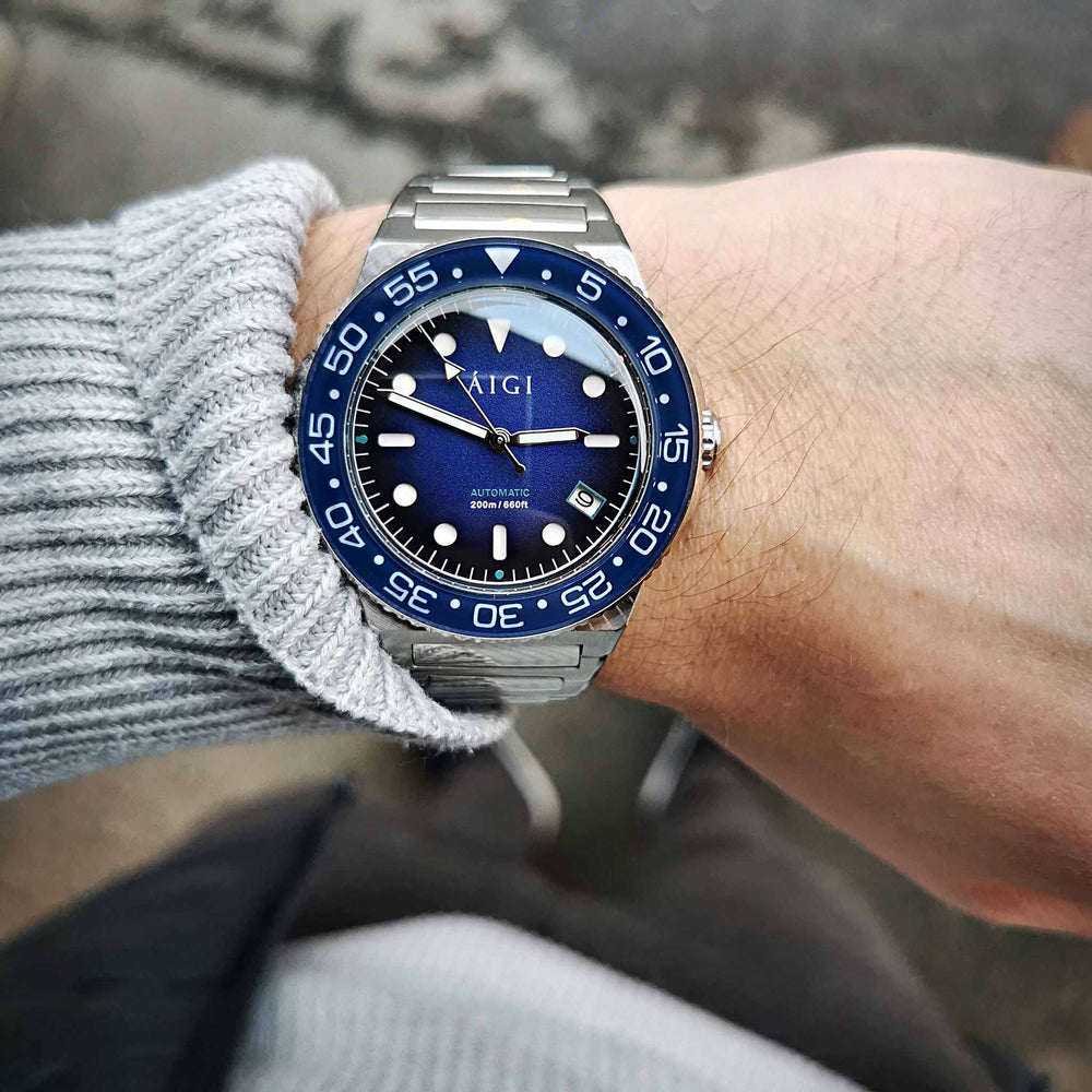 ARCTIC DIVER - BLUE | AUTOMATIC DIVE WATCH FOR MEN | NORWEGIAN WATCH