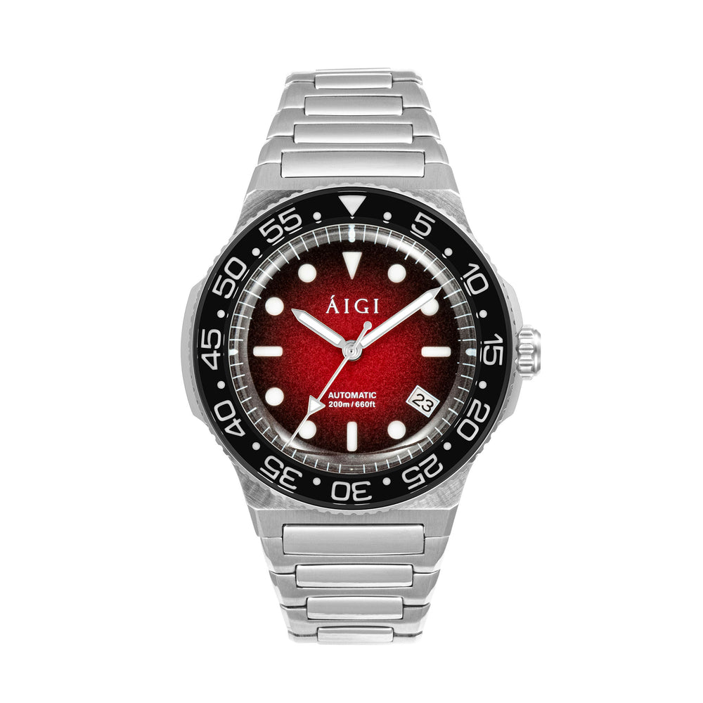 ARCTIC DIVER - RED | AUTOMATIC DIVE WATCH FOR MEN | NORWEGIAN WATCH